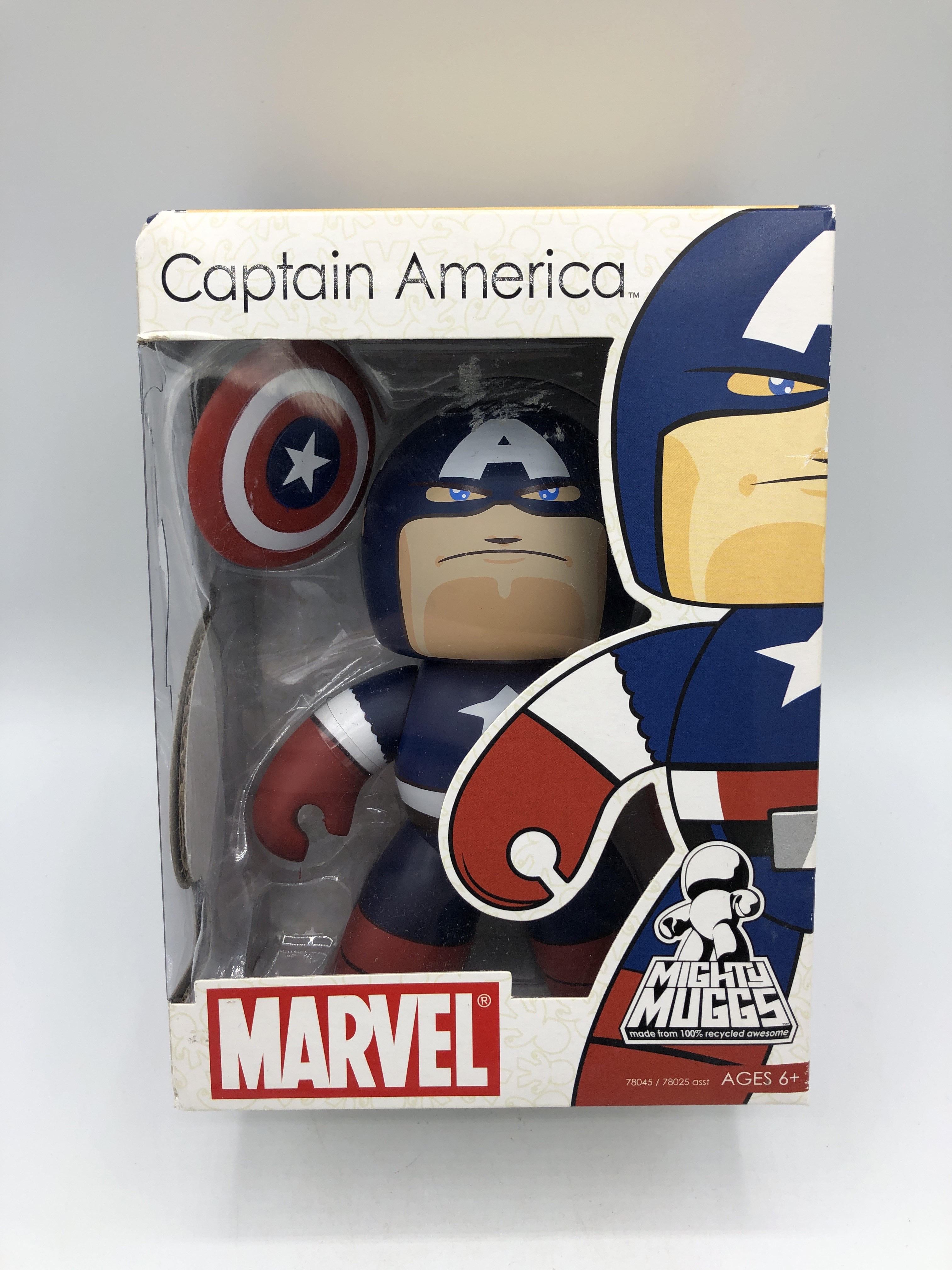Hasbro Marvel Mighty Muggs Series 2 Figure Captain America 653569312192 ...